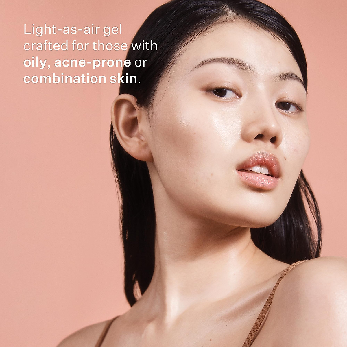 Peach & Lily Glass Skin Water-Gel Oil-Free Moisturizer | Non-Comedogenic | Clean, Non-toxic, Cruelty-free | 1.69 fl oz