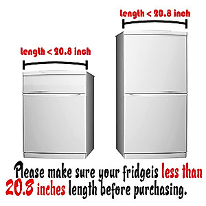 College Dorm Room Essentials, Dorm and Office Double Side Over the Fridge Caddy Organizer, Mini Fridge Pocket Organizer, Fridge Accessories, 9 Pockets for Flatware,Utensils,Kitchen Tools,Paper Goods