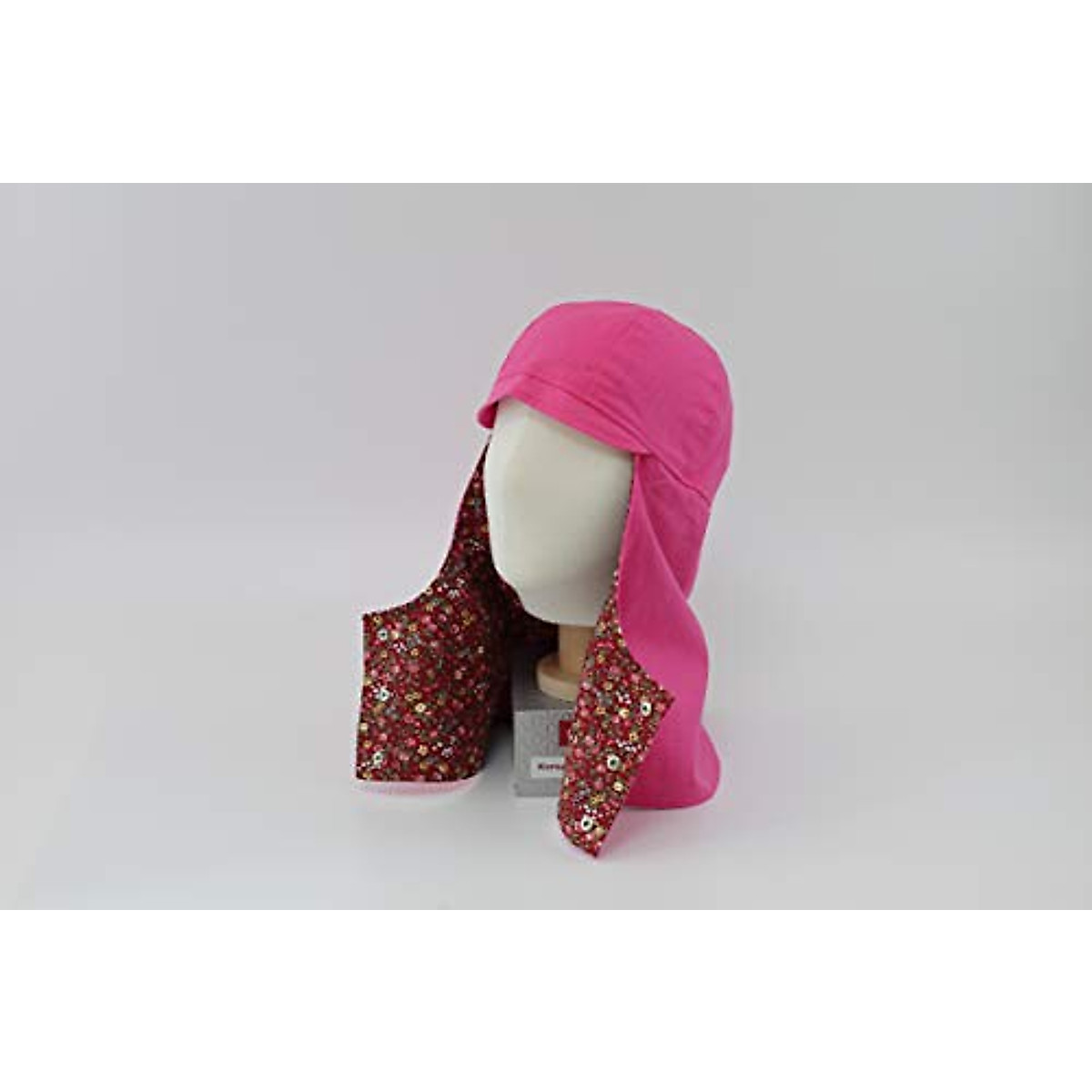 [NOGADA] Korean Style Welding Hood, High Quality Welder Cap Made in Korea, 100% Top Quality Korean Cotton Used, Head & Neck Coverage for Welding/Gauging/Grinding (Small, Dark Pink)