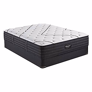 Beautyrest Black 14 Inch King L-Class Extra Firm Premium Pocketed Coil Mattress with Cooling Technology, with 9 Inch Box Spring