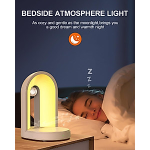 UMUTOO 3 in 1 Charger Station with Wireless Phone Charger, LED Night Light, Bluetooth Speaker,Portable Dimmable Music Speaker Charger Touch Lamp. Birthday Present for Women,Men, Mom, Dad. (White)