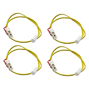 AP4135567 DA32-10105R 4PCS Defrost Temperature Sensor for DA32-00006W DA32-00006U Samsung Maytag Refrigerator RS2630SH RS267LASH RS2555SL RS2630WW