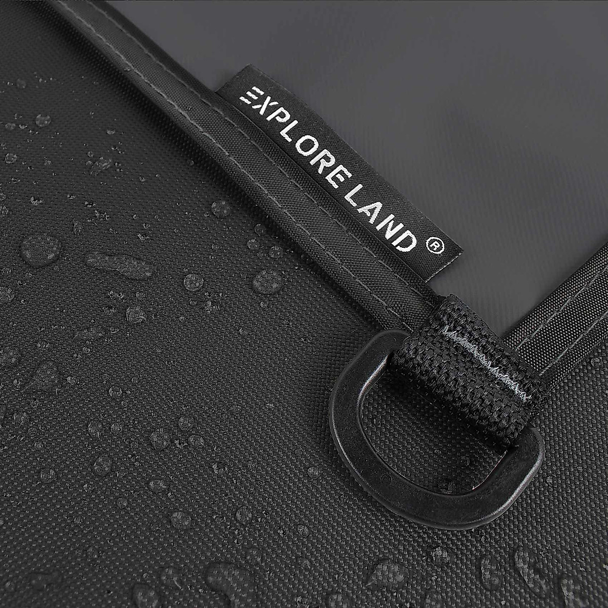 Explore Land Universal Kayak Cockpit Drape Waterproof Seal Cockpit Cover for Indoor and Outdoor 2 Pack - Large 60 x 29 inch, Black