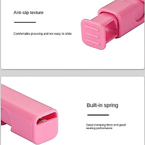 amusediy 2025 New Chip Clips, Bag Clips for Food Storage, Squeeze Clips for Chips, Reusable Grocery Bag Clips for Chips and Other Food Bags (20Pcs)