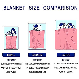 Super Soft Christmas Blanket Throw Flannel Fleece Blankets Bedding Gifts for Kids Adults Bed Sofa Living Room All Season 50"X40"