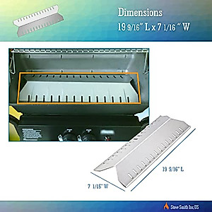 Tombili 19.5" Grill Heat Shield for Huntington Grill Parts,Fits Master Forge Grill Replacement Parts,Fiesta Grill Heat Tent Parts.30040HNT 24025HNT 6311-23 6301-24 6300-14 30030MSF 30035 30030BMT