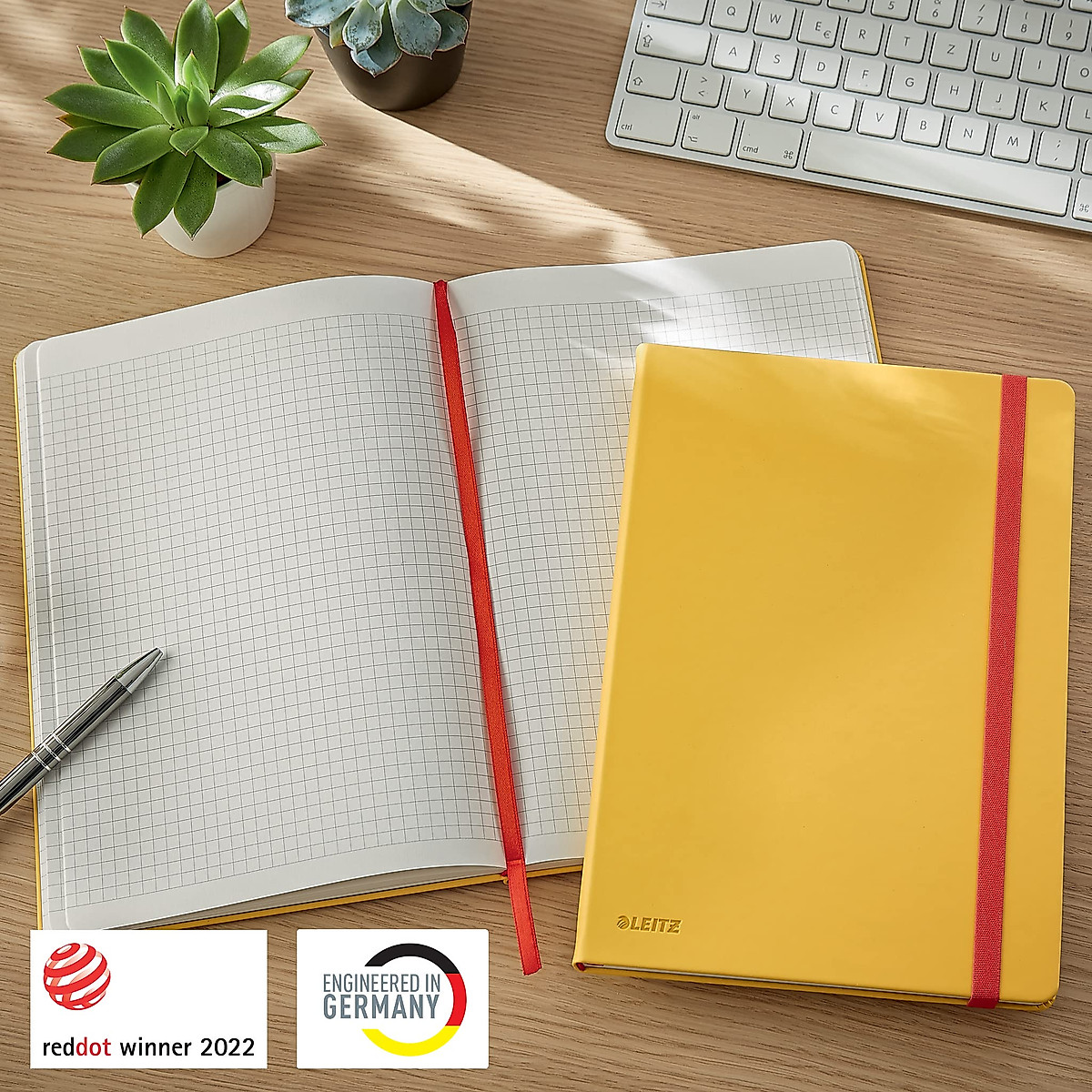 Leitz Notebook Cosy HC, Size L, Squared, Warm Yellow