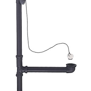 Elizabethan Classics ECLTDSN Leg Tub Drain, Satin Nickel