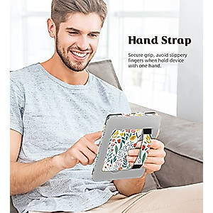 MoKo Case for 6.8" Kindle Paperwhite (11th Generation-2021) and Kindle Paperwhite Signature Edition, Slim PU Shell Cover Case with Auto-Wake/Sleep for Kindle Paperwhite 2021, Flowers
