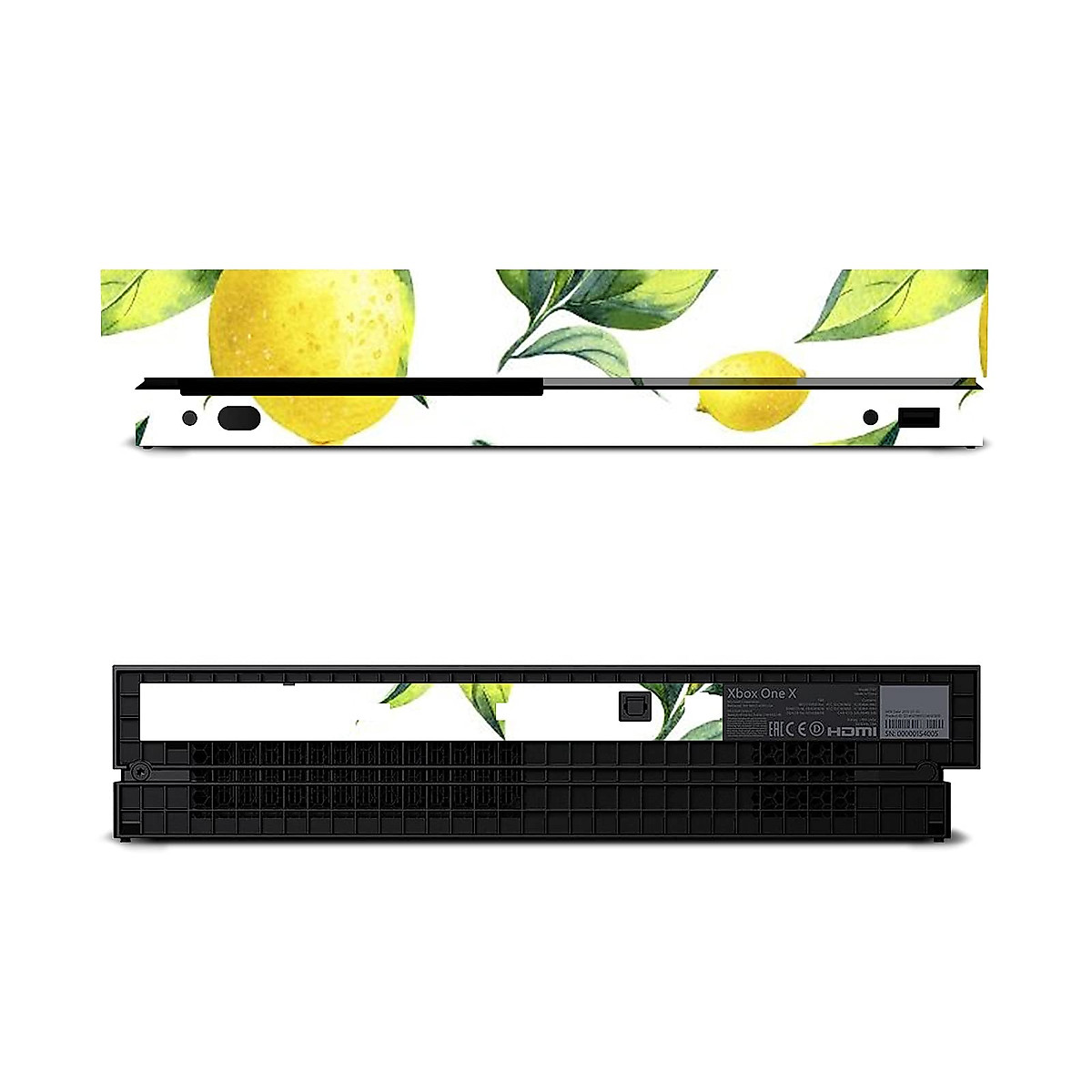 Head Case Designs Officially Licensed Haroulita White Lemons Art Mix Vinyl Sticker Gaming Skin Decal Cover Compatible With Xbox One X Console and Controller Bundle