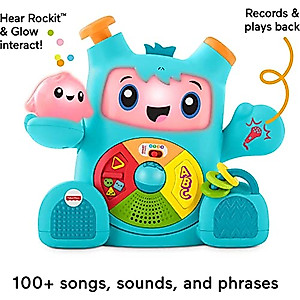 Fisher-Price Learning Toy Dance & Groove Rockit With Interactive Music Lights And Phrases For Infants And Toddlers