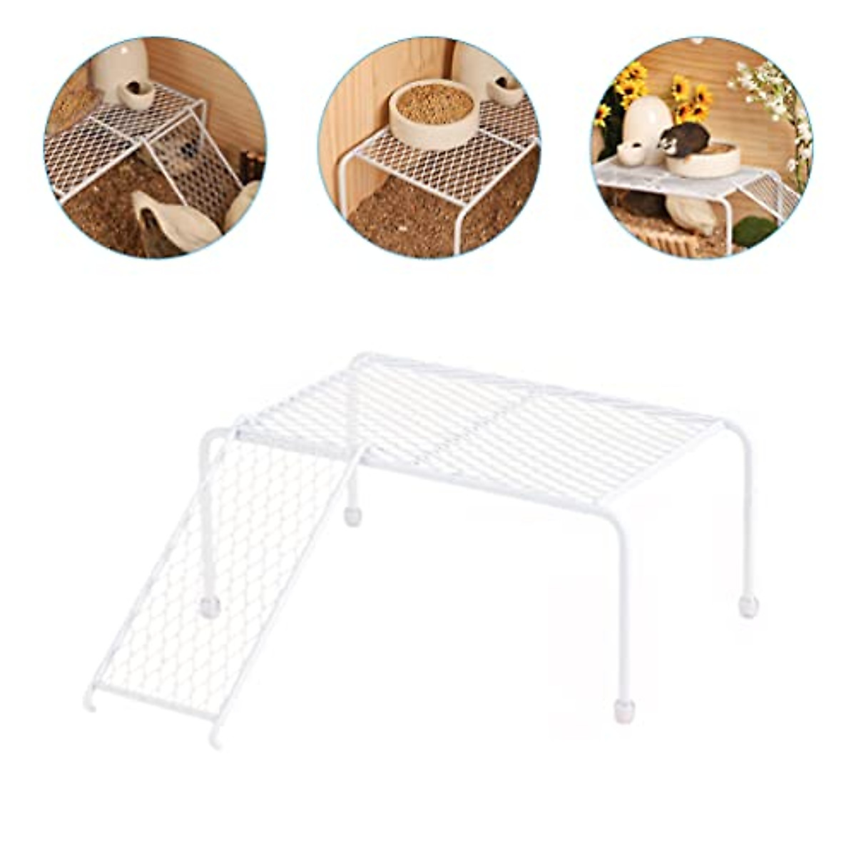 Zerodeko Chick Perch Chick Toys Chicken Coop Rest Platform Coop Brooder Roosting Bed Chicken Wooden Jungle for Large Birds Hens Parrots Macaw Cage