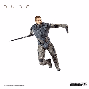 McFarlane Toys Dune Duncan Idaho 7-inch Action Figure with Build-A Glossu ‘Beast’ Rabban Figure Parts, Multicolor