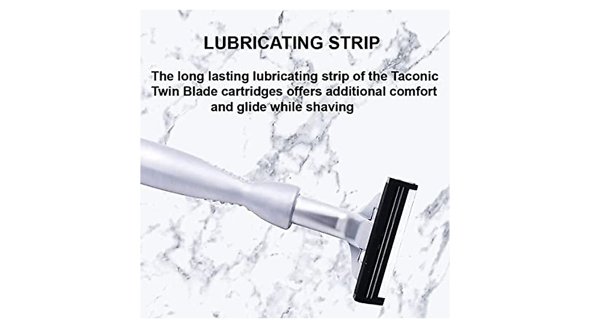 Heavyweight Metal Twin Blade Razor | ATRA Compatible Shave