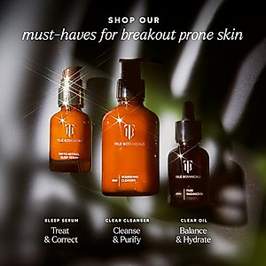 True Botanicals Clear Nourishing Cleanser | Gently Moisturizes & Refreshes Dry Skin | Oily & Sensitive Skin Types | Dermatologist Tested, All Natural, Vegan, Clinically Proven | 4 fl oz | 118 ml