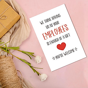 Arsagen Jokey Happy Boss's Card for Team Leader, Employer Appreciation Card, Hilarious Birthday Card for Manager, Funny Boss Day Card