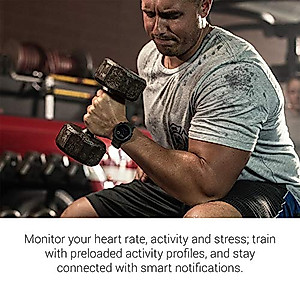 Garmin Instinct Tactical, Rugged GPS Watch, Tactical Specific Features, Constructed to U.S. Military Standard 810G for Thermal, Shock and Water Resistance, Black