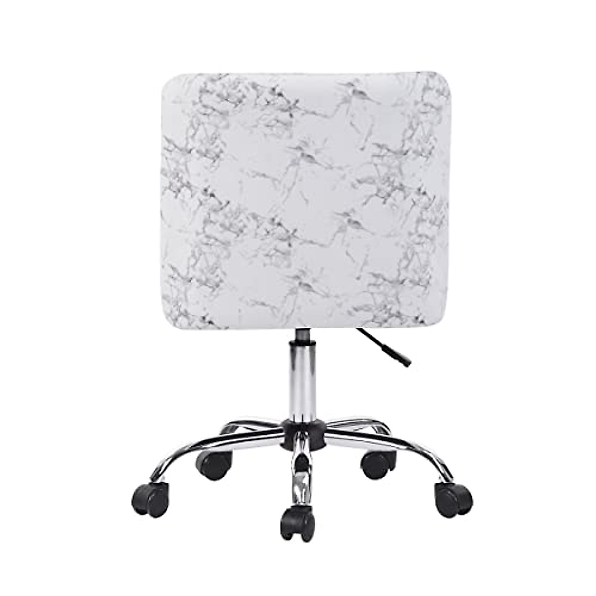 Geniqua Fabric Office Chair Adjustable Height Casters Computer Task Chair Swivel Home Office, Marble