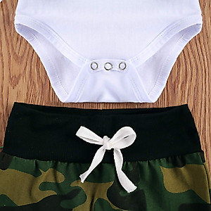 Madjtlqy Aint No Auntie Like The One I Get Baby Boy Clothes Aunties Sayings Bodysuits Camouflage Pants+Hats Romper Set