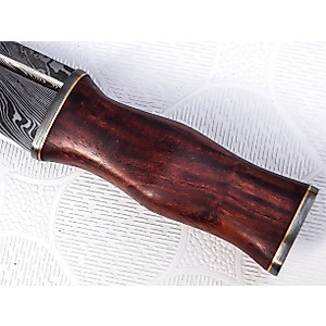 Poshland REG-212, Custom Handmade Damascus Steel 17 Inches Dirk Blade Knife (REG-212)