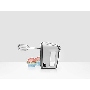 OBH NORDICA 6790 Delight Beater White 5 Speed TURBO Function Whaters & Hooks Powerful But Compact 400W