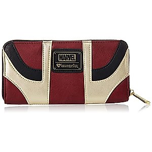 Loungefly x Marvel Iron Man Cosplay Wallet (Red/Gold, One Size)