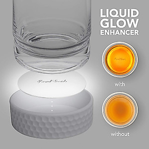 Final Touch Hole-In-One Whiskey/Cocktail Golf Tumbler Sports Glasses with Square Ice Mould - 12oz (350ml) (FTA6655)