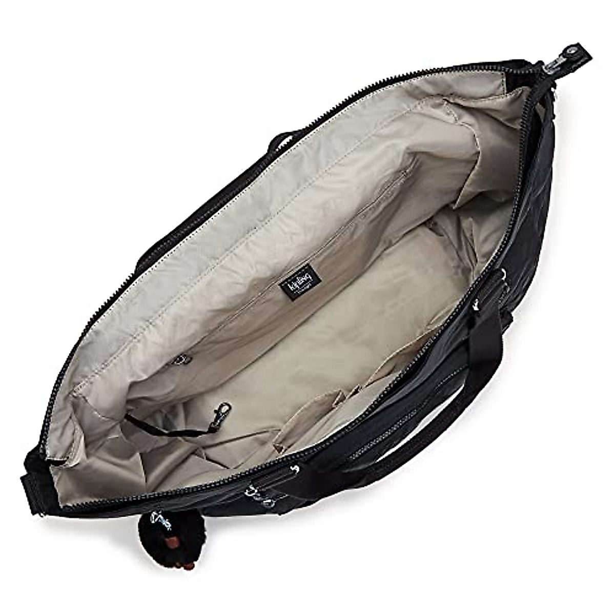 Kipling Isaac Tote Bag Black Tonal