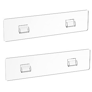 2 Pcs Adhesive for HBlife Shower Caddy, Strong Waterproof Adhesive Strip with Hooks for All HBlife Shower Shelves, Bearing 20 lbs