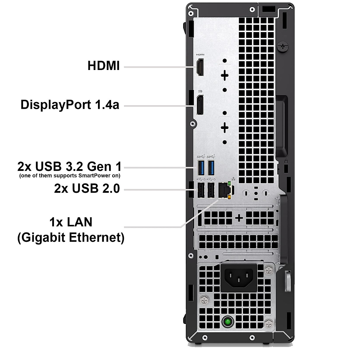 OEM Dell Optiplex 7000 7010 SFF Intel i5-13500 (14 Cores, Beats Intel i7-12700T), 64GB RAM, 256GB NVMe, WiFi, RJ-45, DisplayPort, Wired KB & Mouse, W11P, 3YR, Business Desktop