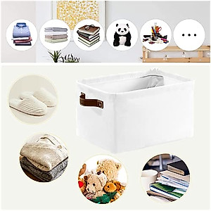 Cute Animals Bear Fox Personalized Custom Name Waterproof Storage Boxs Baskets Clothes Towel Book for Bathroom Office 1 Pack