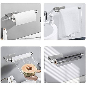 Anna's Passion Towel Holder for Bathroom Shower its Stainless Steel Towel Rack Towel and Paper Holder for Bathroom Kitchen Hand Towel Bar Towel Hanger for Bathroom Space Saving Wall Mount.