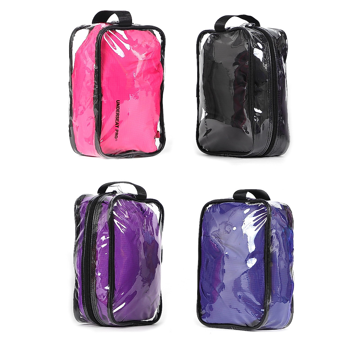 UNDERSEAT PRO Large Packing Cube with Shoulder Straps | Foldable Travel Backpack Personal Item Size (Ruby Red, 30L)