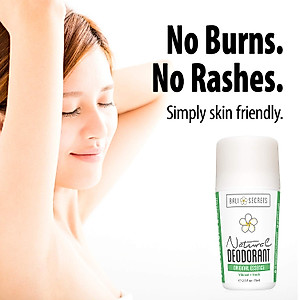 BALI SECRETS All Natural Deodorant for Women & Men. Organic & Vegan. Pure Ingredients. All Day Protection. 2.5 fl oz [Scent: Original Essence]