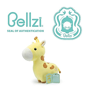 Bellzi Yellow Giraffe Cute Stuffed Animal Plush Toy - Adorable Soft Giraffe Toy Plushies and Gifts - Perfect Present for Kids, Babies, Toddlers - Giraffi