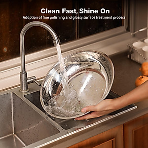 WARMOUNTS Chafing Dishes for Buffet 5QT, [95% Pre-Assembled] Round Chafing Dish Buffet Set w/Lid Holder, Stainless Steel Chafers and Buffet Warmers Sets for Parties, Wedding, Camping, Dinner (2)