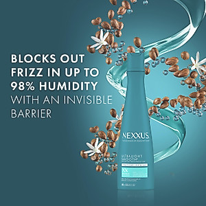 Nexxus Ultralight Smooth Conditioner Weightless for Dry and Frizzy Hair Smooth Hair Treatment to Block Out Frizz Against Humidity 13.5 oz