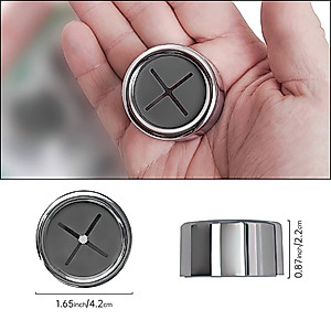 3 Pieces Kitchen Towel Hooks Round Adhesive Dish Towel Hook Premium Chrome Finish & Easy Installation Wall Mount Hand Towel Hook Ideal as Bathroom, Shower or Outdoor Towel Holders