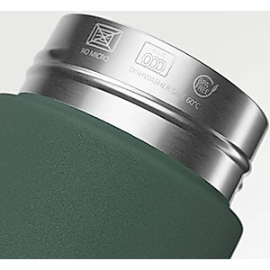 Ocean Bottle - Recycled Stainless Steel Drinks Reusable Water Bottle - Eco-Friendly & Reusable - Obsidian Black - 17 oz