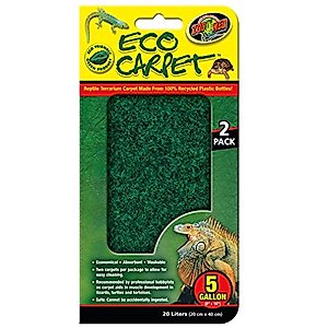 Zoo Med Reptile Cage Carpet for 5 Gallon Tanks, 16 x 8-Inches