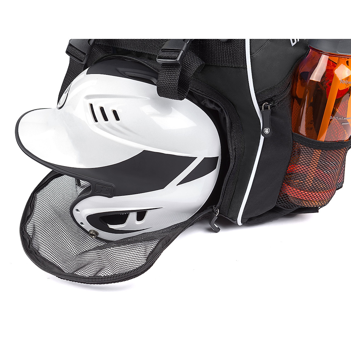 DashSport Baseball Bag Softball Backpack Bat Bag | T-Ball Equipment and Softball Bag | Bat Pack (Black)