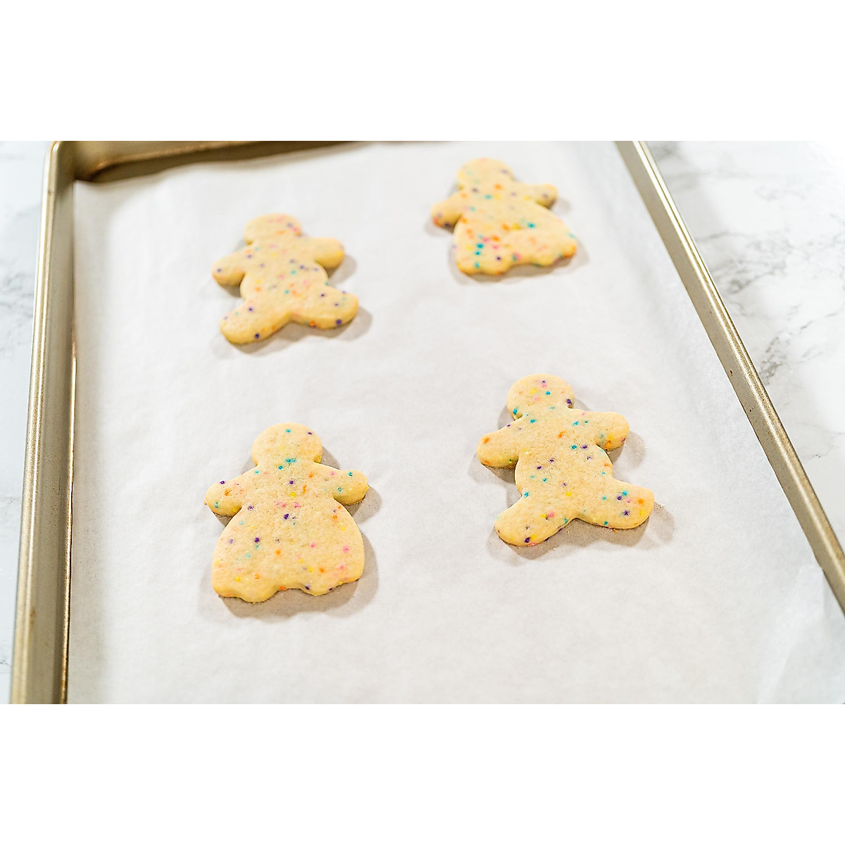 Bakerpan Stainless Steel Gingerbread Cookie Cutters, Boy and Girl Gingerbread Cookie Cutter Set - 3.5 Inch