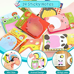 Mepmela Stationery Party Favors, 24pack Stationery Party Supplies for Kids, Birthday Goodie Bag Stuffers Christmas Classroom Gifts for Kids Bulk Christmas Class Gifts for Students