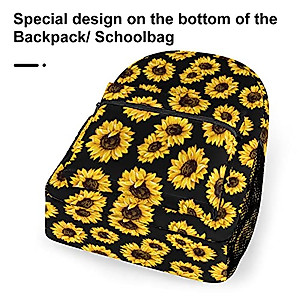 AllAnime Sunflower Backpack for Women Girls for School Work College Gifts
