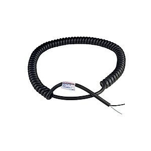 Miller Edge C182-12B Coil Cord, 2 Conductor, 18 Gauge, Extends to 12 Feet