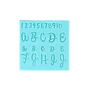 PME Fun Fonts Cupcake & Cookie Stamping Set of 66, blue, standard