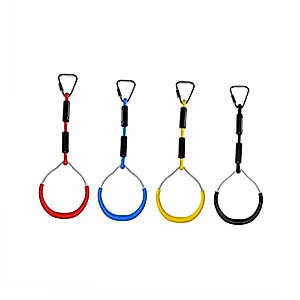 Veemoon 2pcs Indoor Swing for Kids Outdoor Swing Kids Swings Cross Training Ring Wooden Swing Bar Indoor Swing Bar Workout Ring Climbing Ring Kids Gymnastic Ring Gymnastics Ring Rings