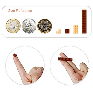 Larcele Micro Dog Building Blocks Mini Pet Building Toy Bricks,950 Pieces KLJM-02 (Golden Retriever)