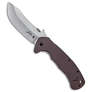 Kershaw Emerson CQC-11K D2 Steel Folding Pocket Knife, 3.5 inch Manual Open, G10 Front, 5.8 oz,Brown