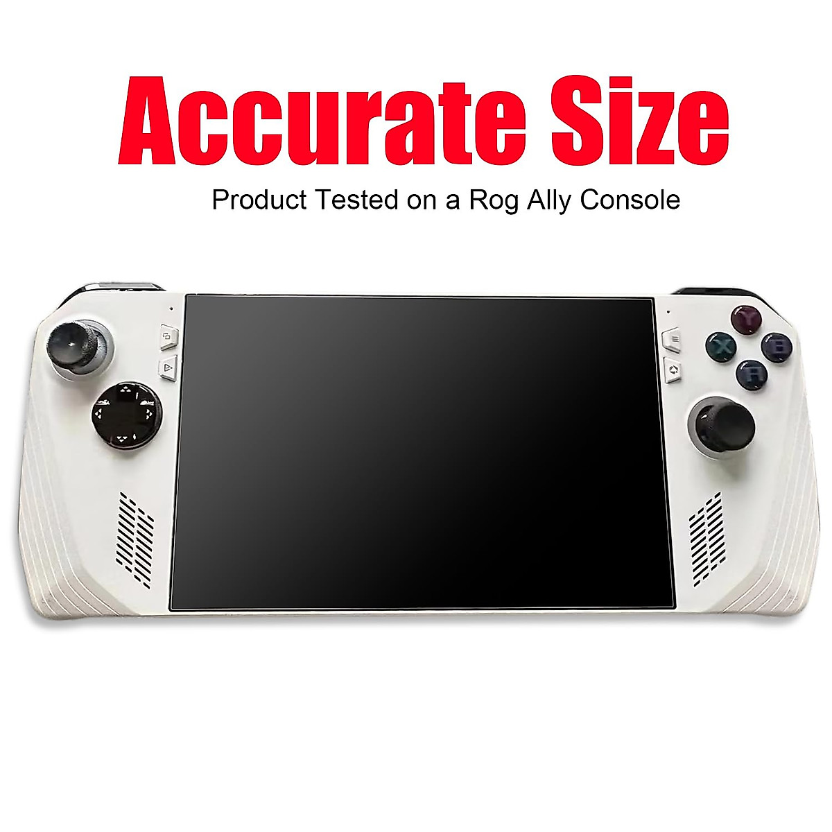 T Tersely [2 Pack Screen Protector Glass for ASUS ROG Ally Handheld 7 inch 2023/ROG Ally X 2024, Premium 9H Tempered Glass Screen Protector for ROG Ally 7 inch